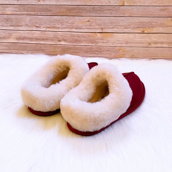 UGG | Shoes | Ugg Womens Moraene Kiss Suede Slippers | Poshmark